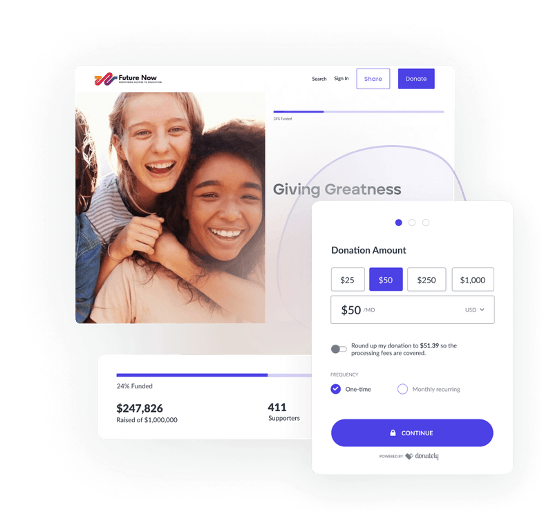 Donately | Online Donation Forms & Fundraising Pages